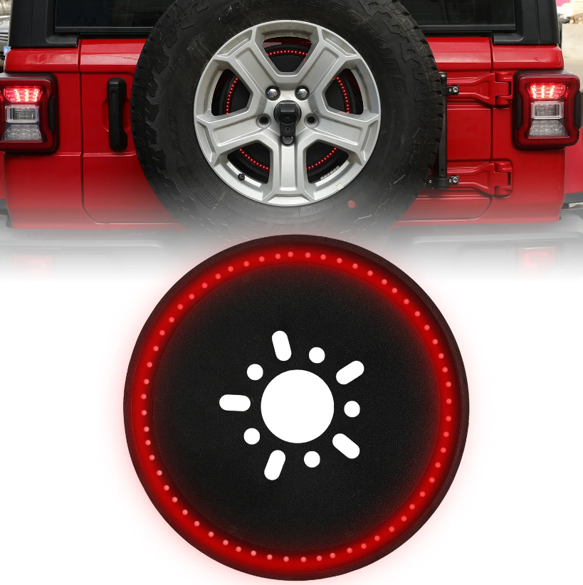 JL LED Spare Tire Ring 3rd Brake Light - Plug and Play | Twin Rigs of ...