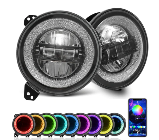 9" Diamond Series RGB Headlights | Twin Rigs of the Smokies