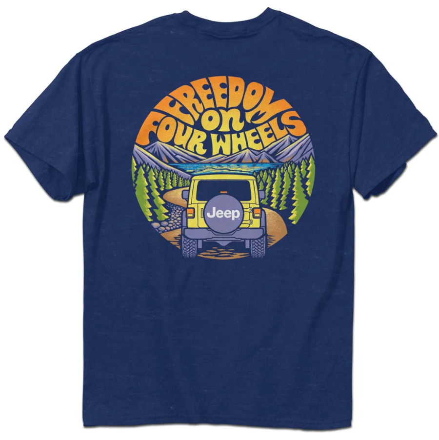 Jeep Four Wheel Freedom T-Shirt | Twin Rigs of the Smokies